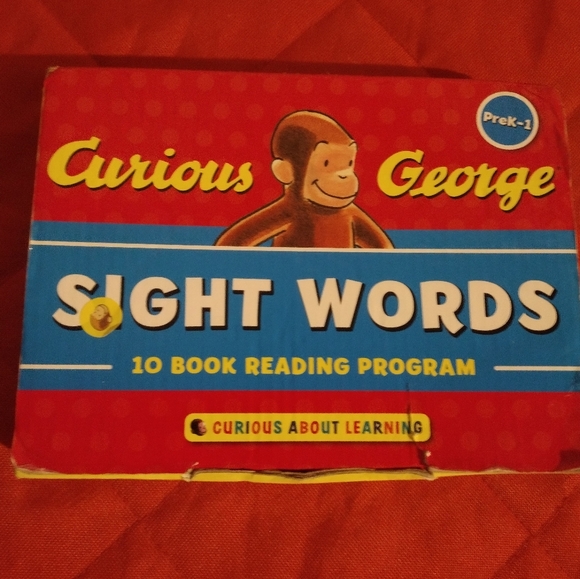 Other | Sight Words Set Curious George Reading Program 9 Books | Poshmark